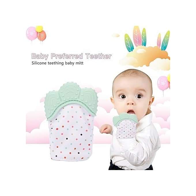 Baby Teething Mitten, Self Soothing Teether 1-Hand - Baby Mart