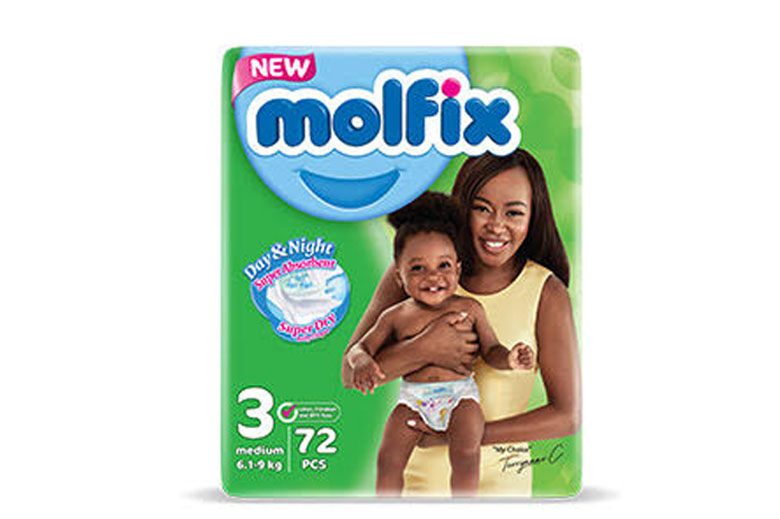 Molfix Diapers Jumbo Size 3 Medium (6.1-9kg) 72's - Baby Mart